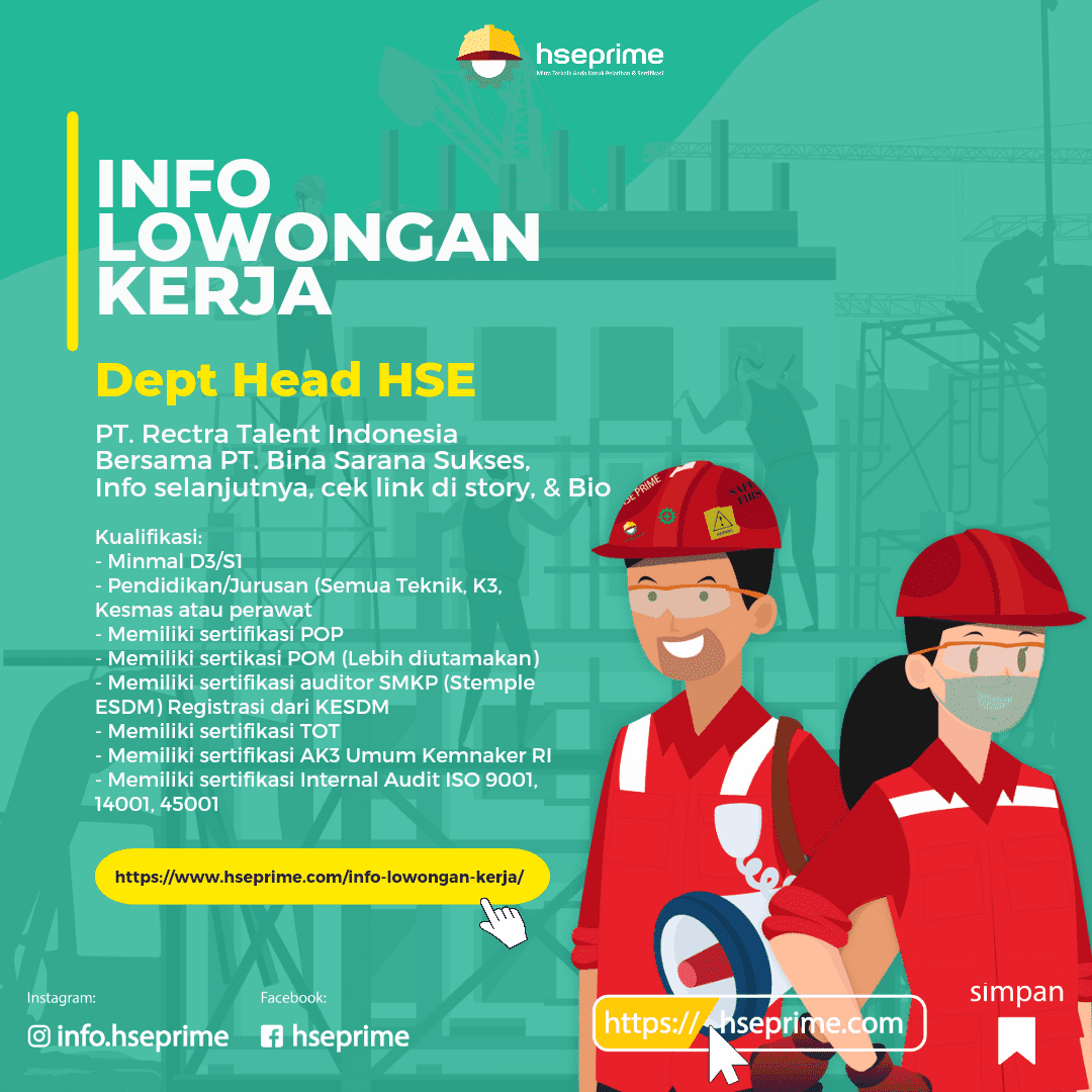 Info Lowongan Kerja - HSE PRIME