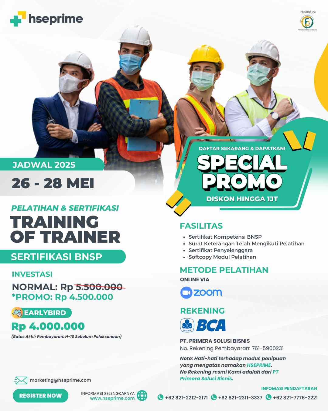 Training of Trainer BNSP - HSE Prime - HSEPRIME