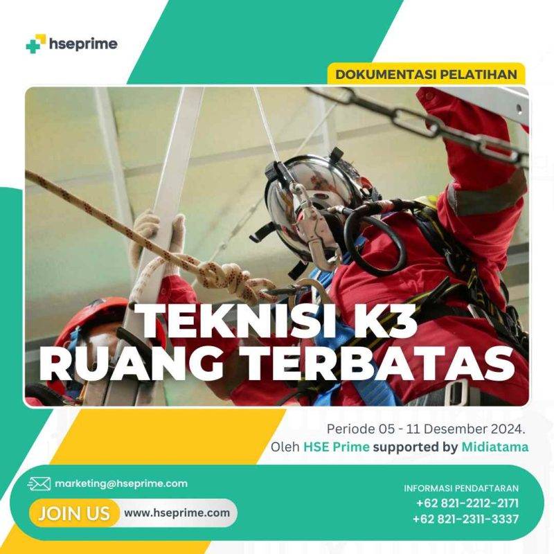 Training Confined Space (Ruang Terbatas) Kemnaker RI