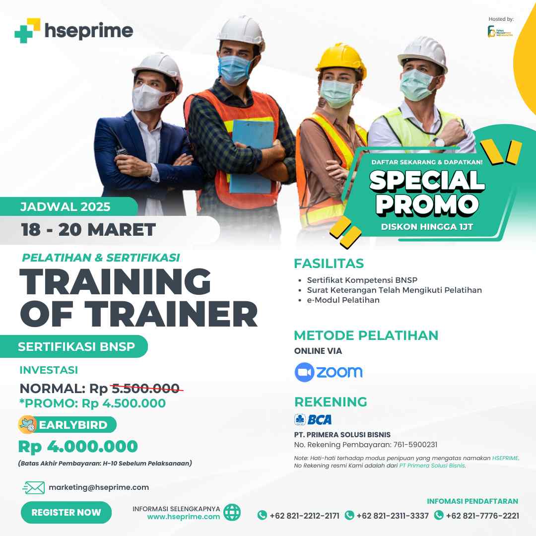 Training of Trainer BNSP - HSE Prime - HSEPRIME