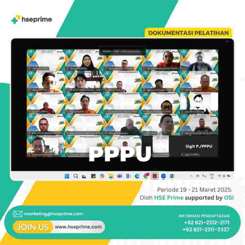 Pelatihan PPPU & POIPU Sertifikasi BNSP - HSEPRIME