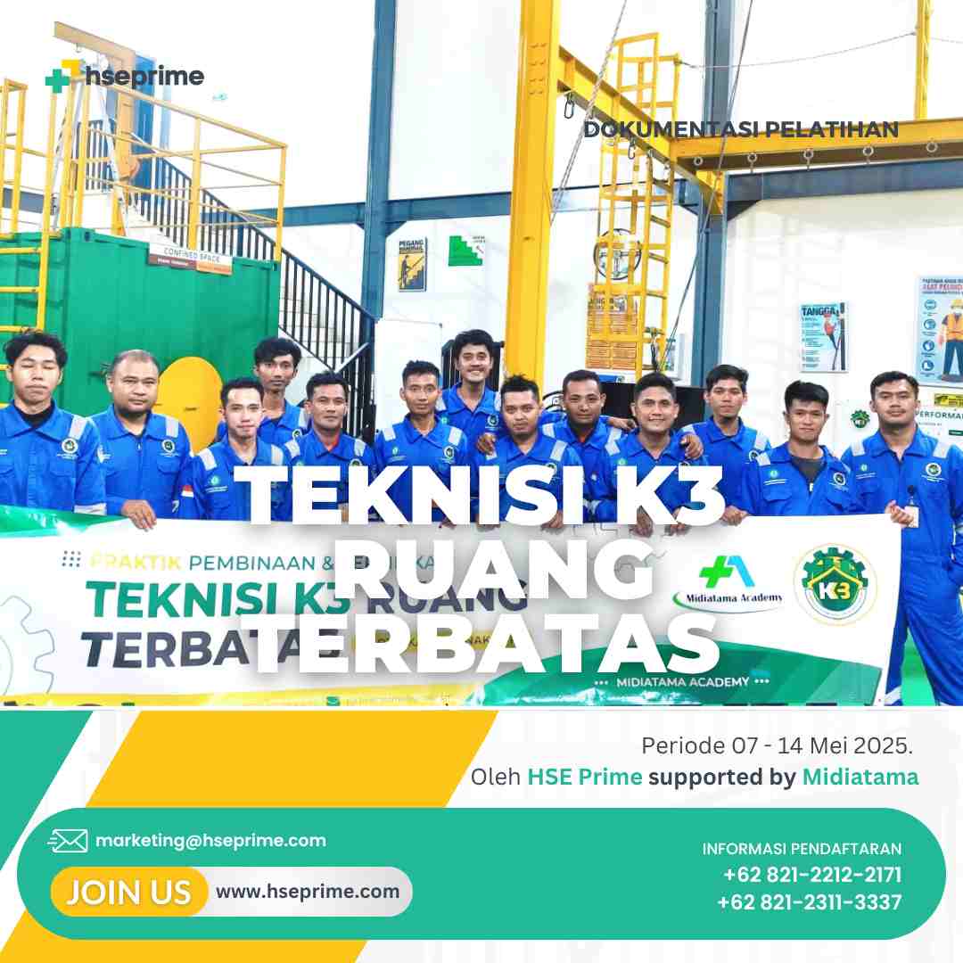 Training Confined Space (Ruang Terbatas) Kemnaker RI
